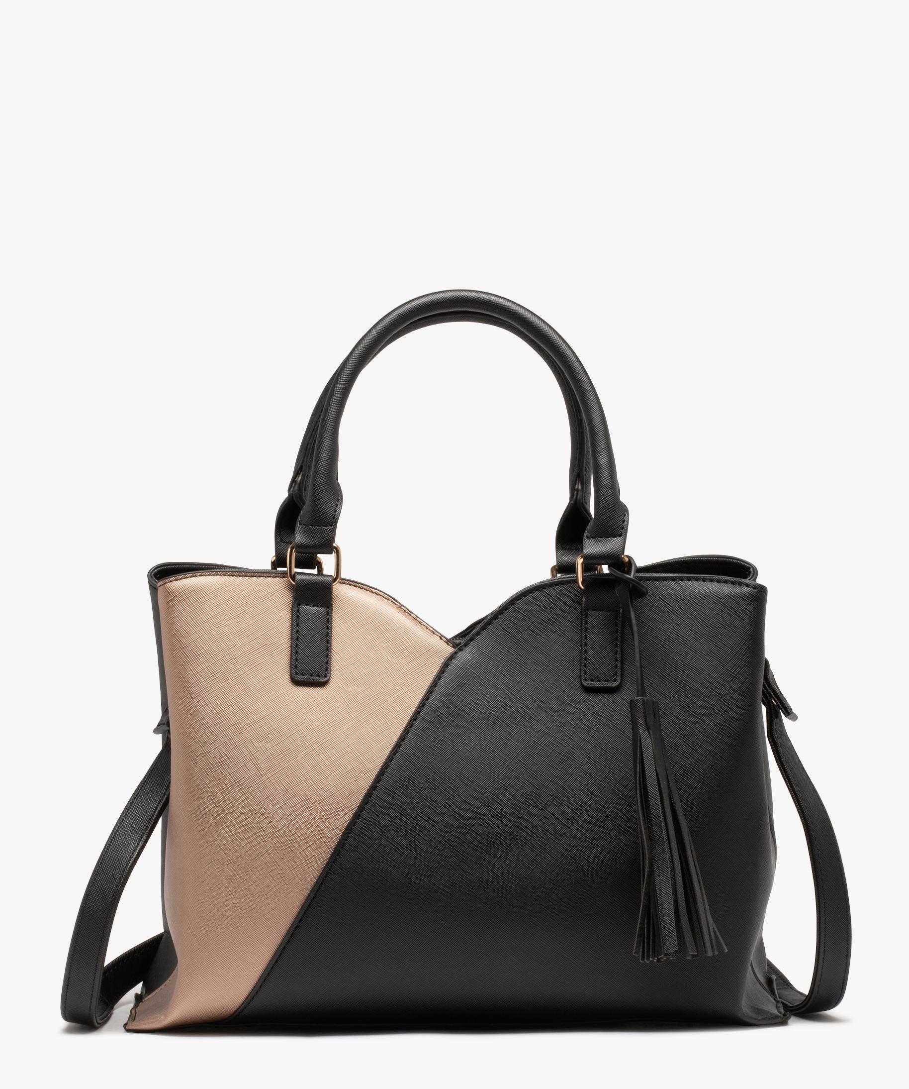 Sac à main avec bandoulière amovible femme marron clair | GEMO