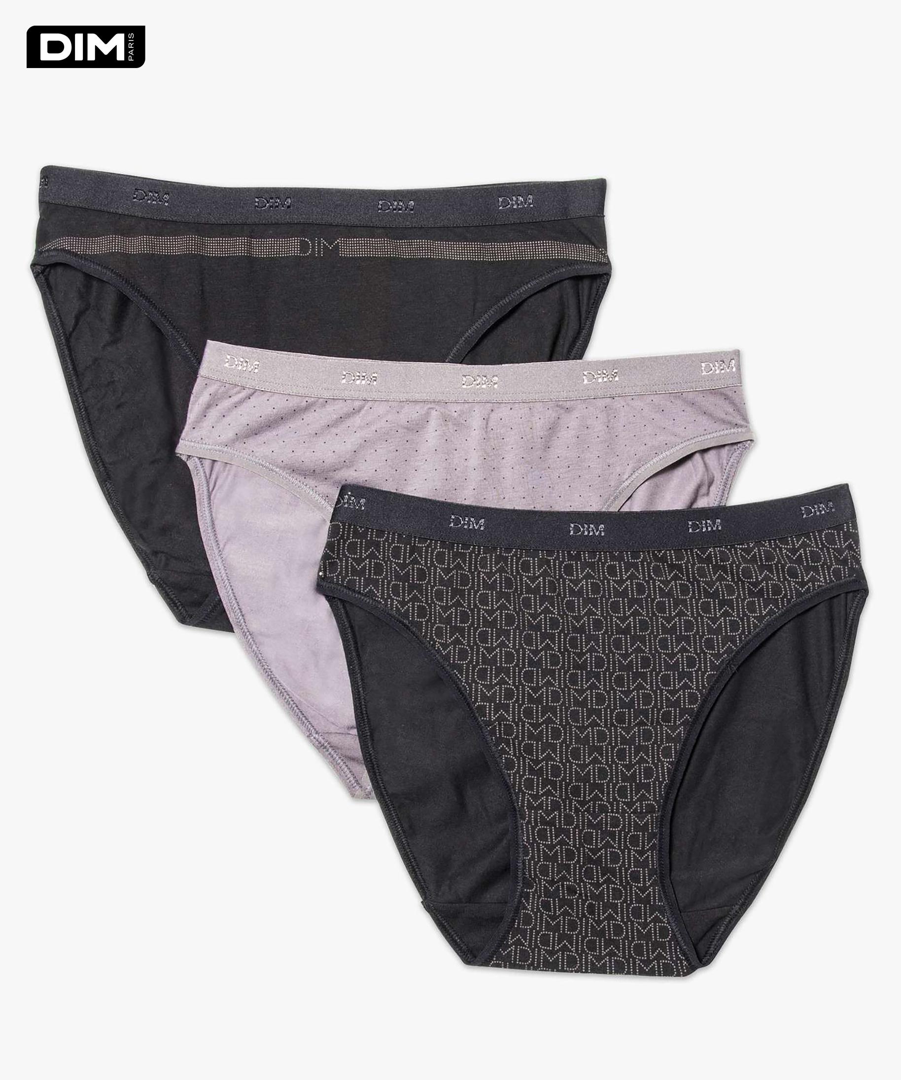 Lot de 3 slips pockets de DIM noir | GEMO