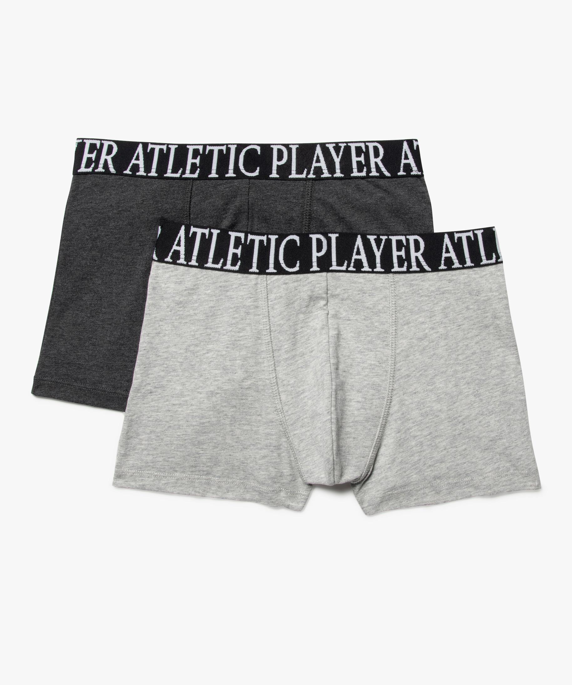 Boxers en coton stretch garçon (lot de 2) multicolore | GEMO