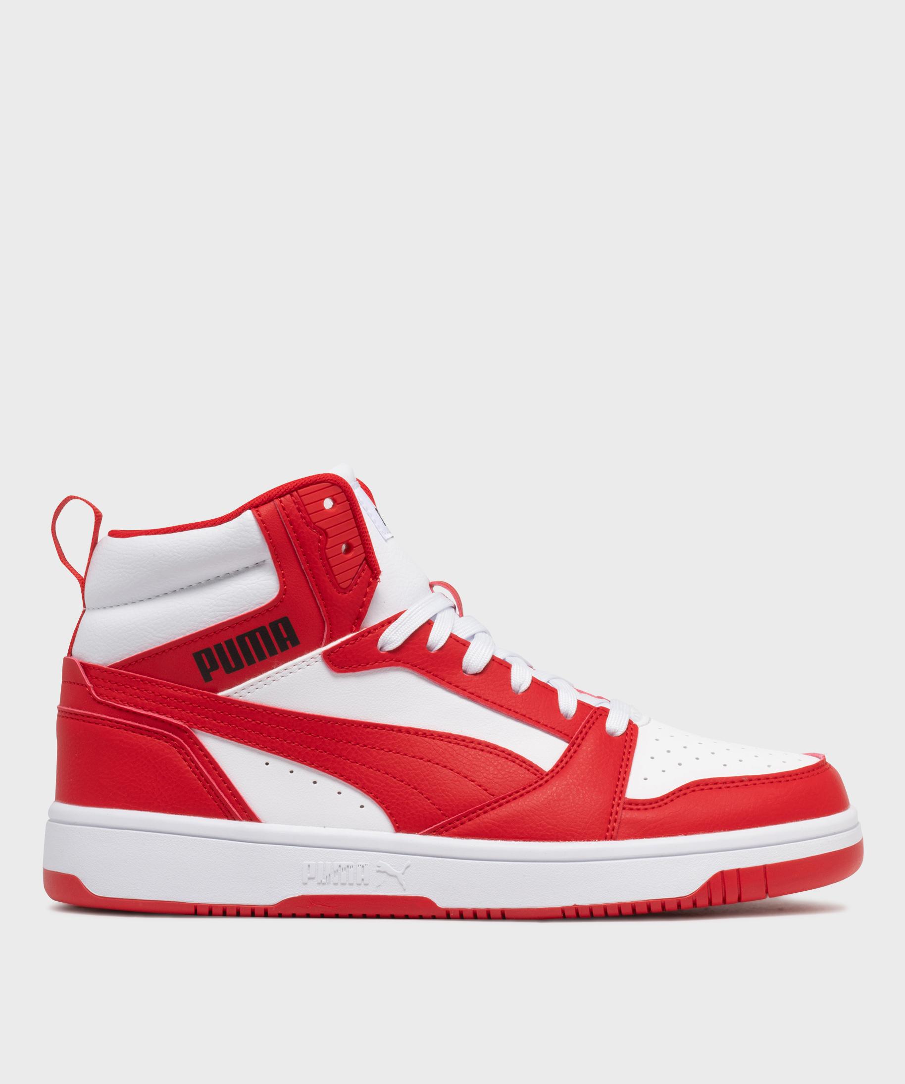 Baskets montantes Rebound V6 homme - Puma rouge | GEMO