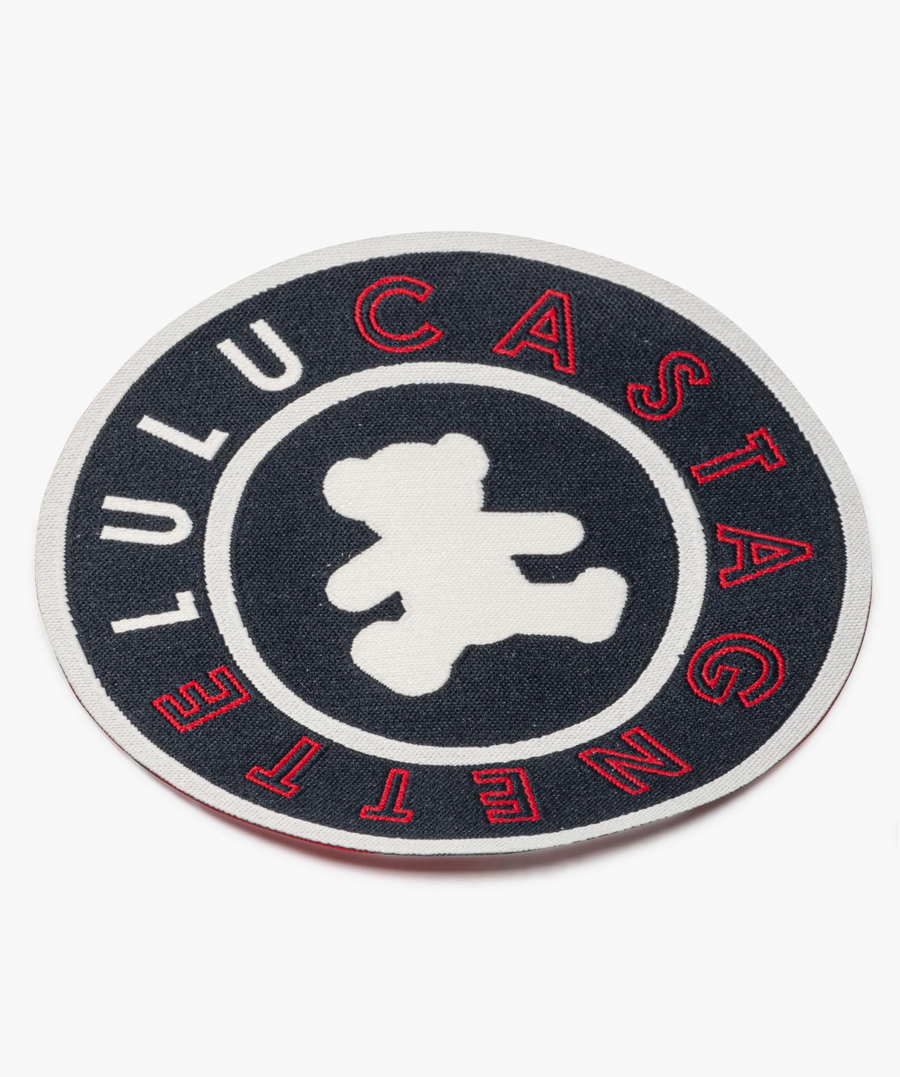Patch thermocollant rond grand format - LuluCastagnette bleu | GEMO