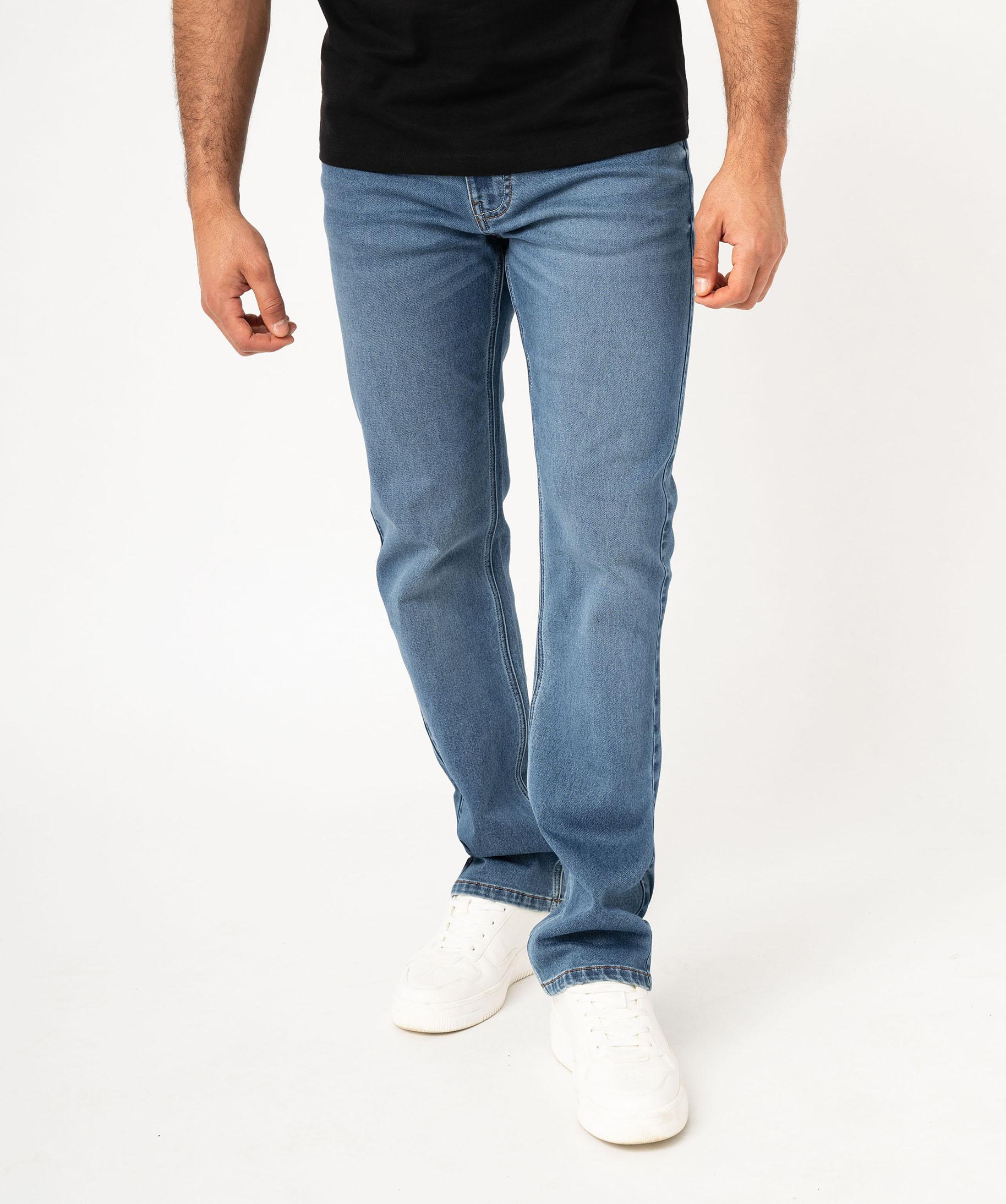 Jean regular en denim stretch homme stone | GEMO