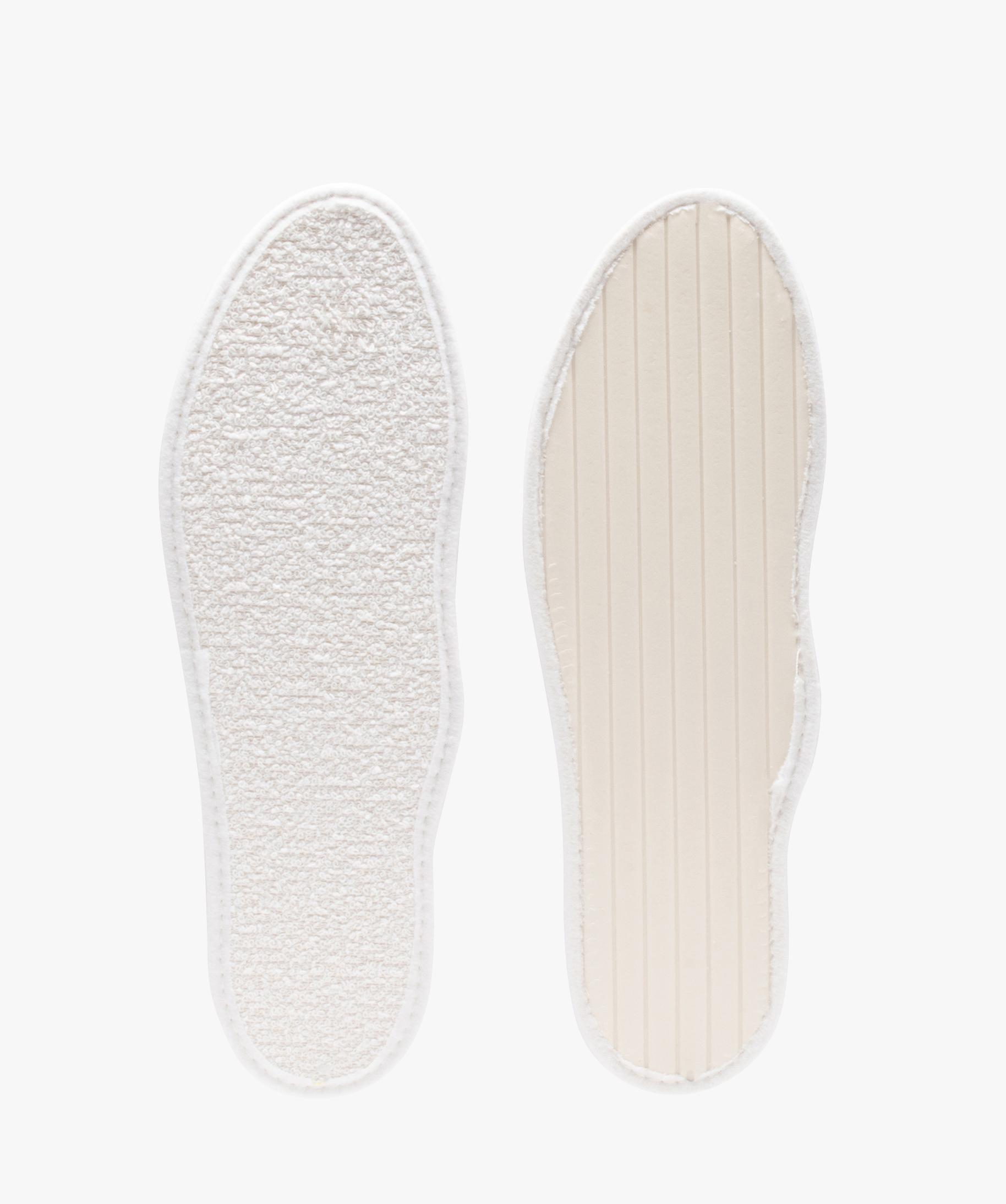 Semelles hygiène en tissu éponge - Baranne gris | GEMO