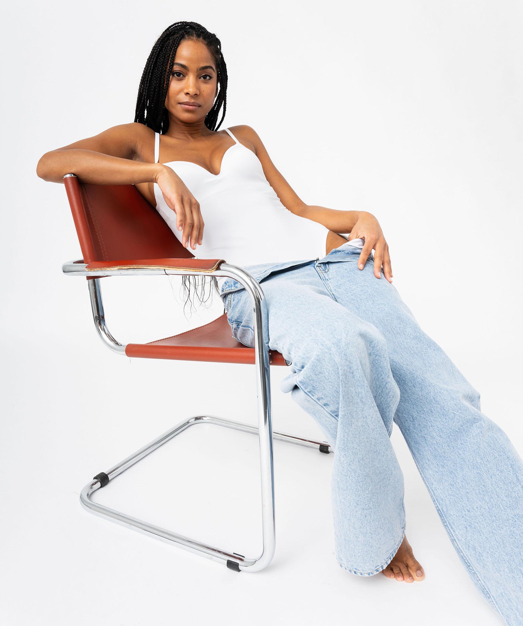 Body effet push-up avec bonnets coqués femme blanc | GEMO