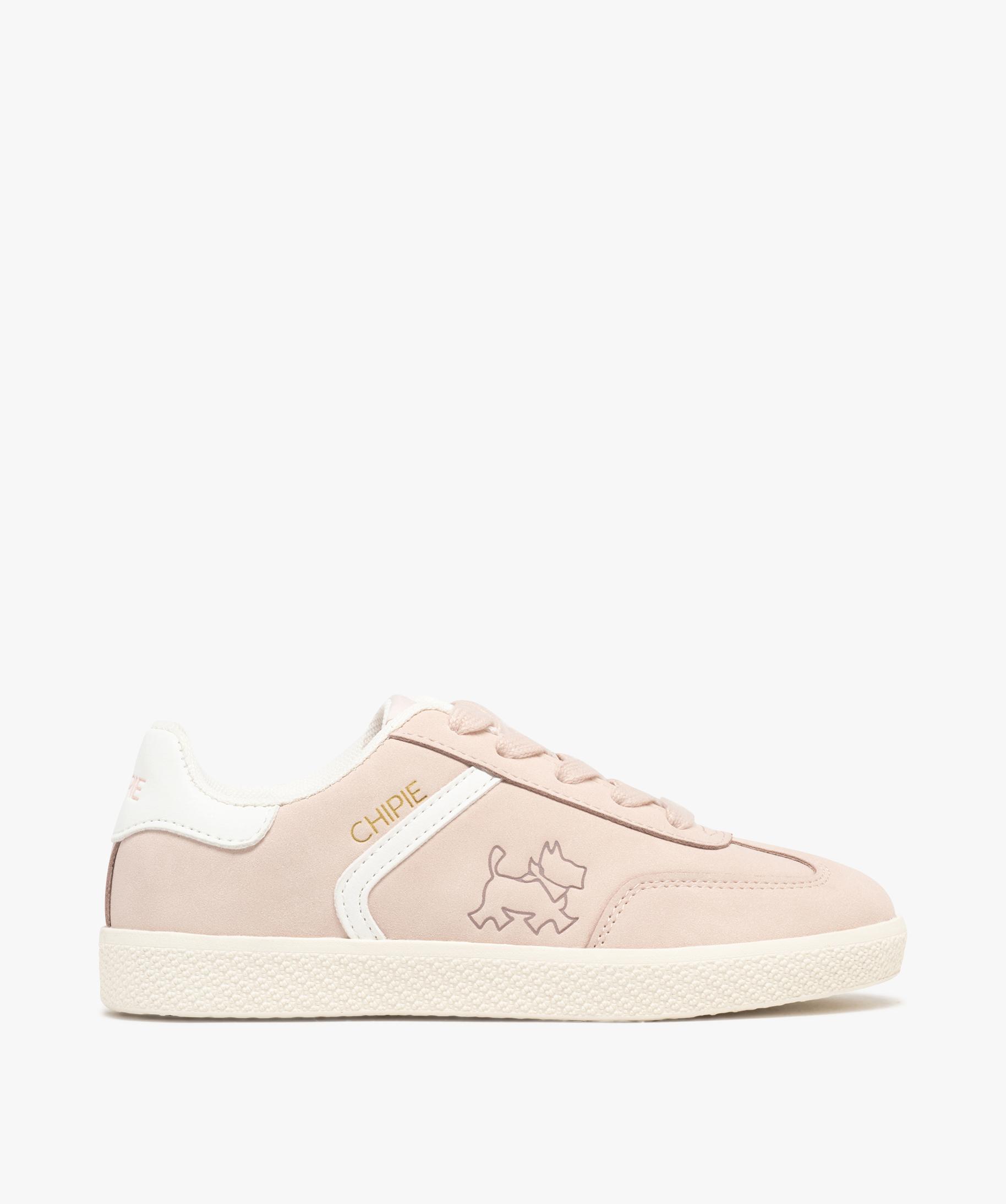 Baskets basses look rétro bicolores fille - Chipie rose vif | GEMO