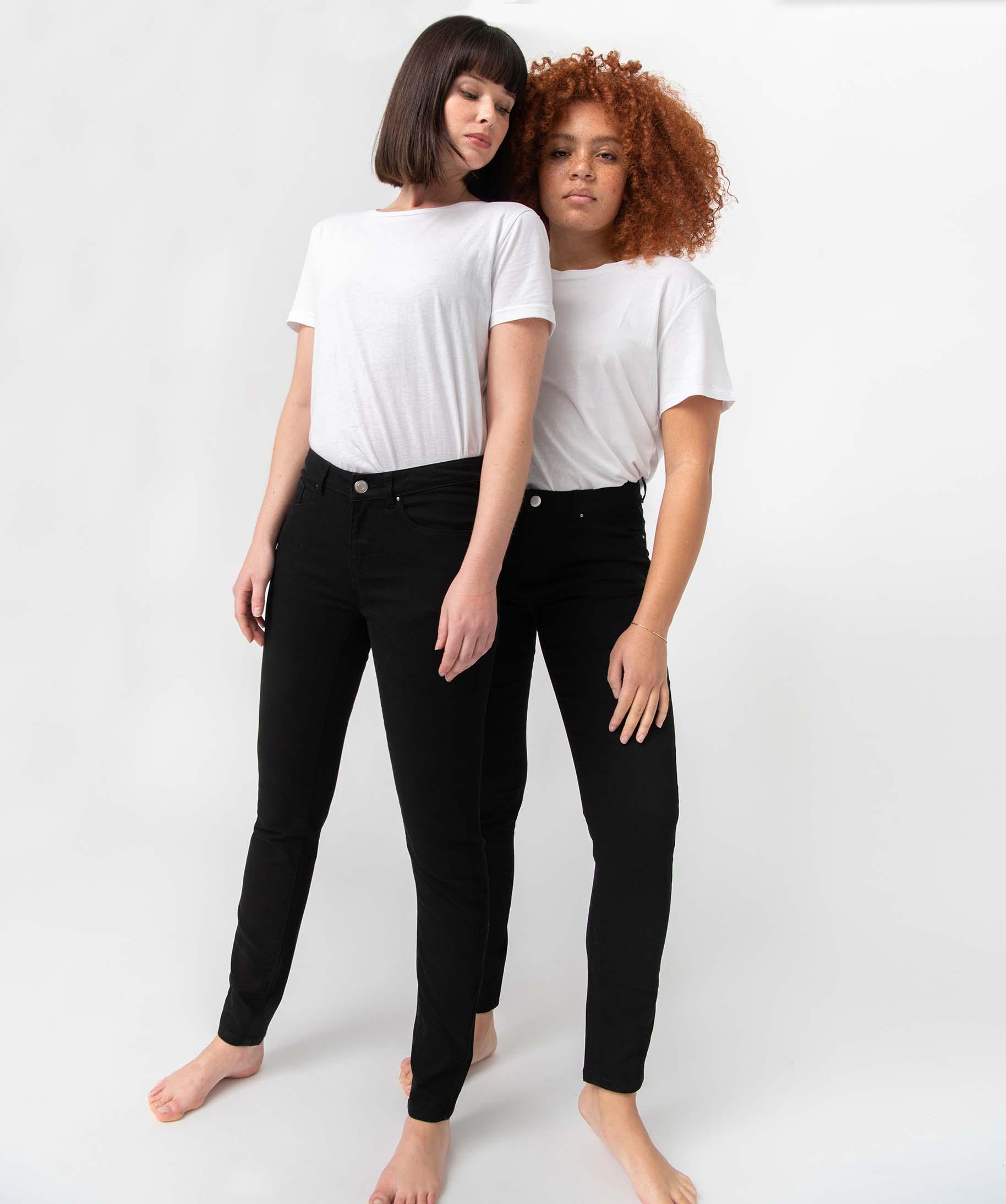 Pantalon coupe Slim taille normale femme kaki vif | GEMO