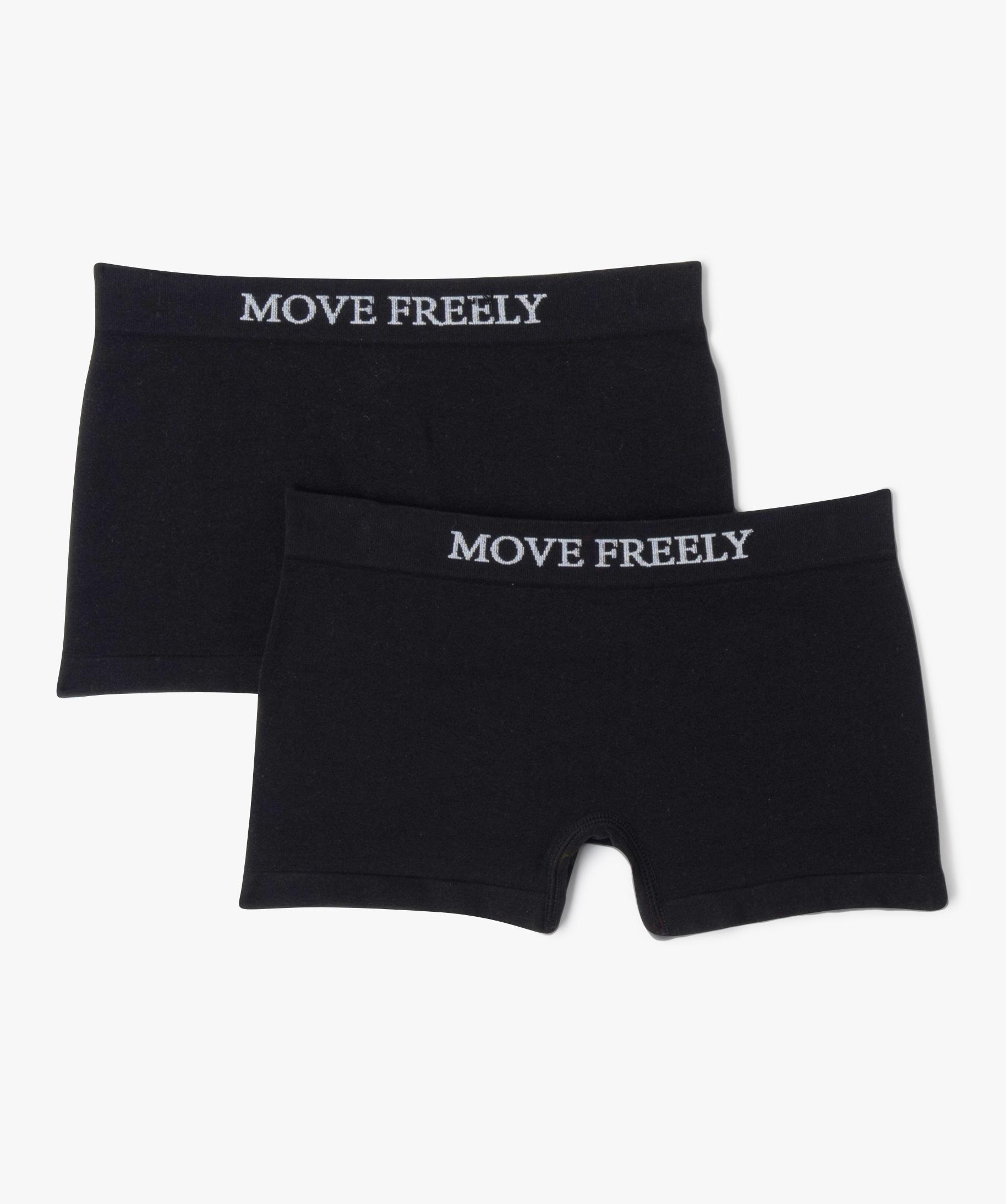 Boxers sans coutures fille (lot de 2) noir | GEMO