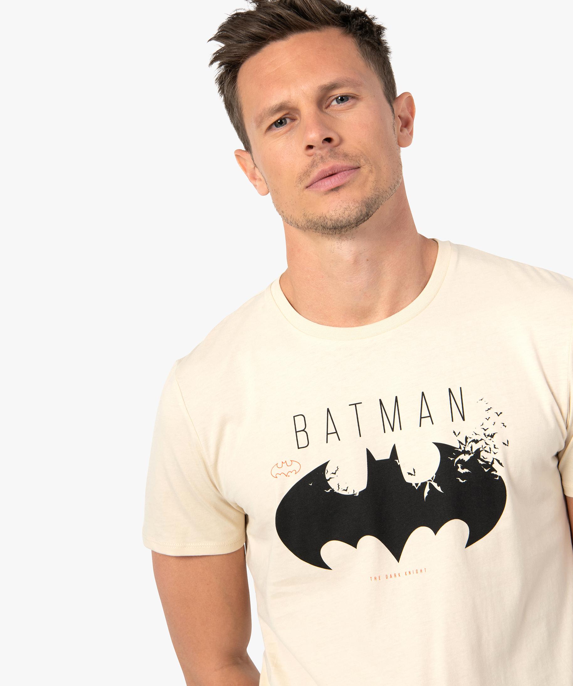 Tee-shirt homme avec motif XXL - Batman beige | GEMO