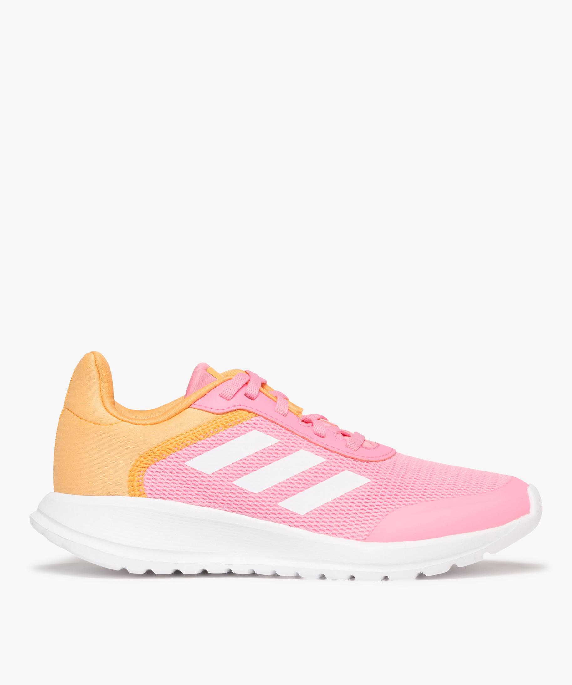 Baskets fille bicolores style running à lacets – Adidas fuchsia | GEMO