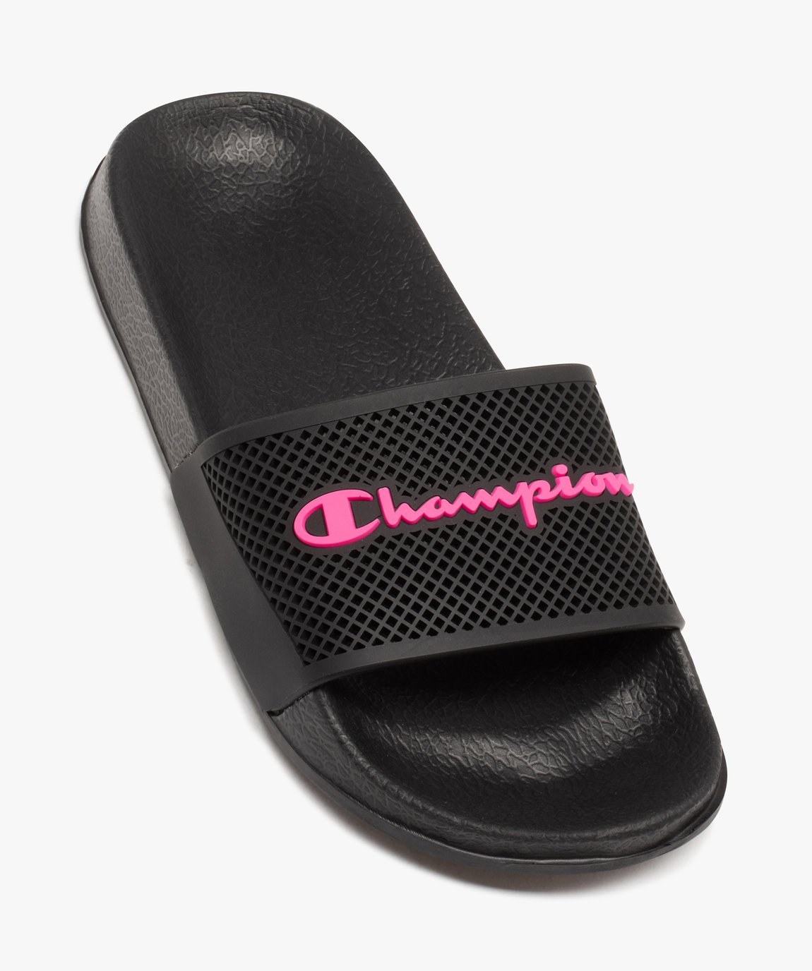 Mules de piscine fille à bandeau ajouré - Champion rose | GEMO
