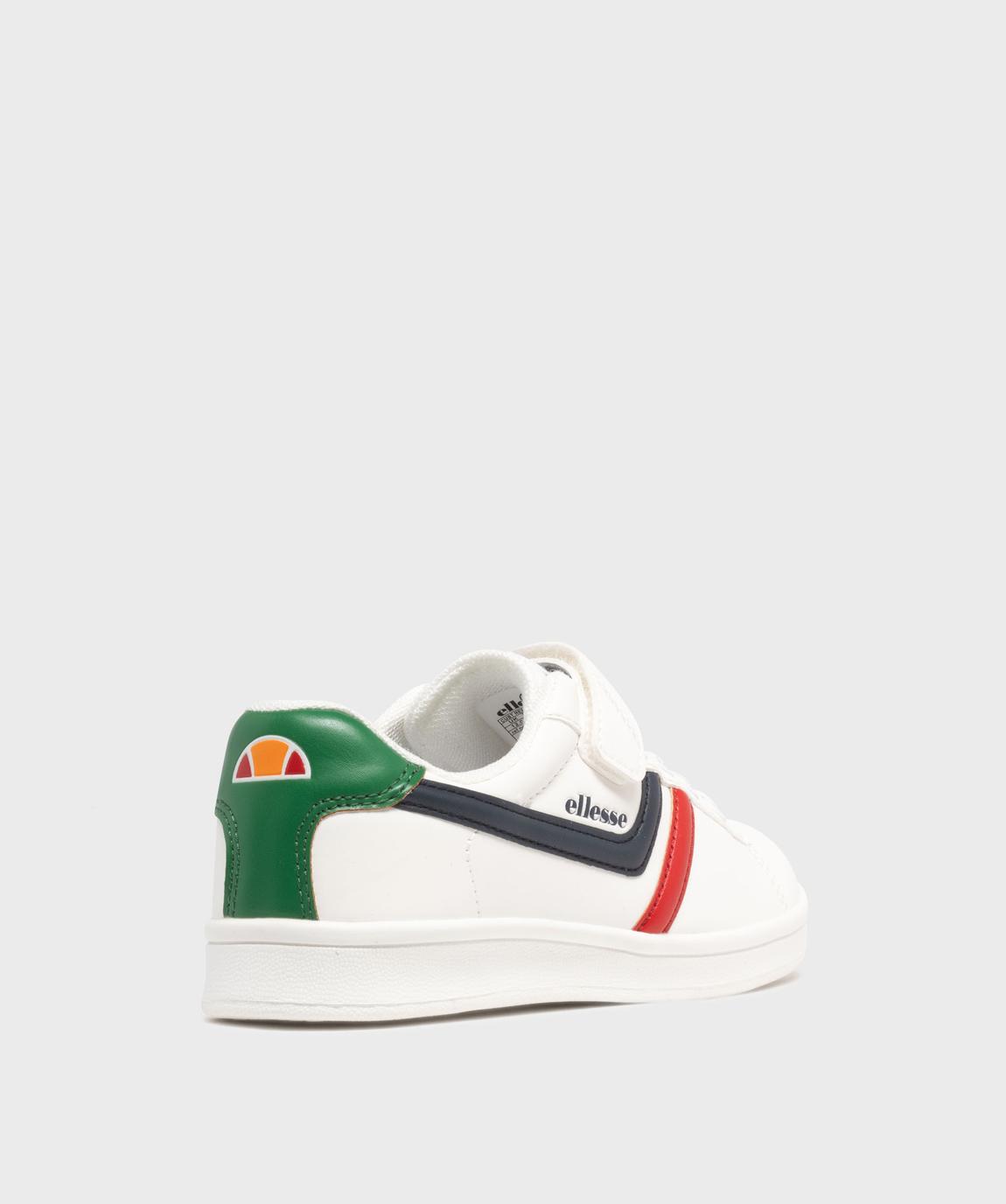 Baskets basses à scratch garçon - Ellesse blanc | GEMO