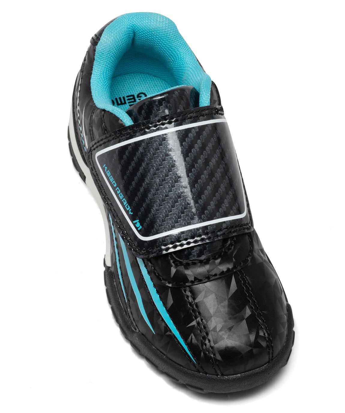 Baskets de sport à scratch garçon noir | GEMO