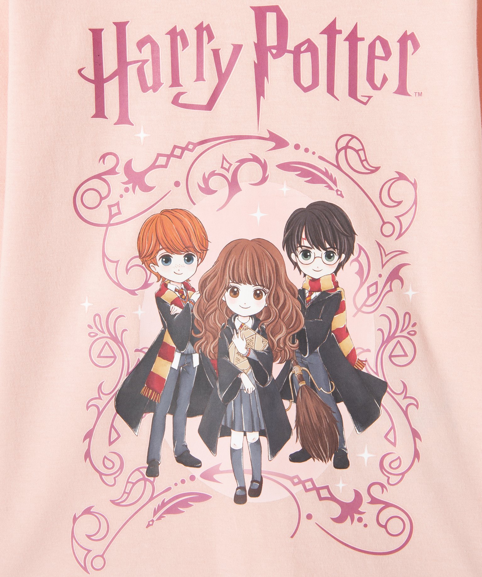 Tee-shirt à manches longues avec motif fille - Harry Potter rose | GEMO