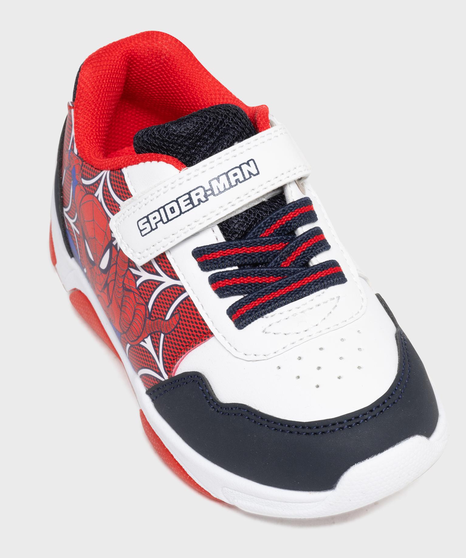 Baskets à scratch motif Spiderman garçon - Marvel bleu fonce | GEMO