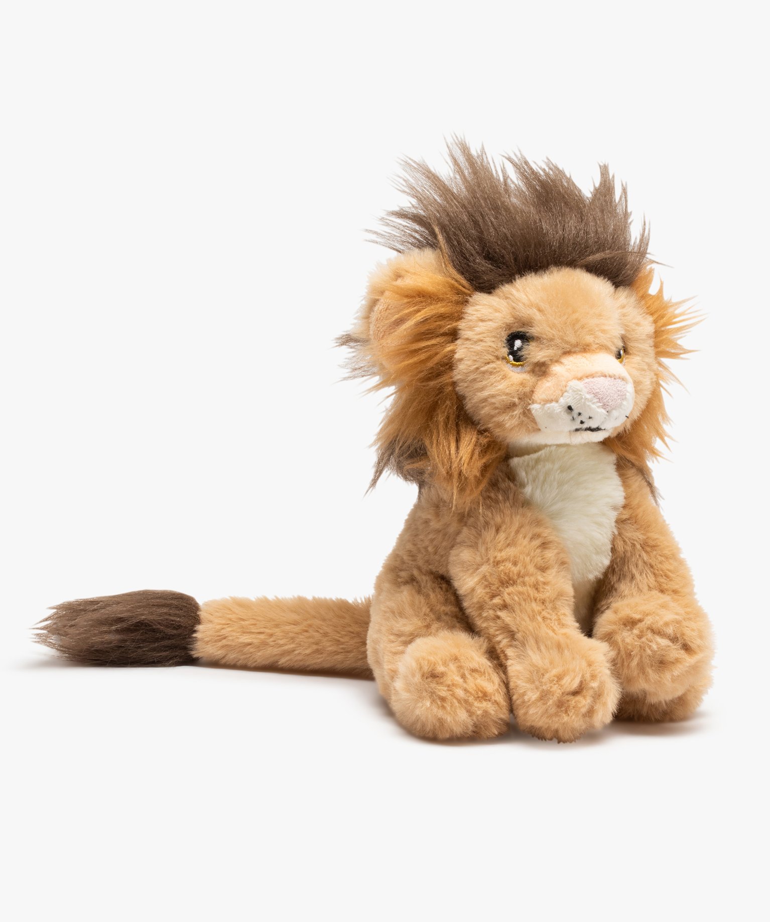 Peluche lion en matières recyclées - Keel Toys marron | GEMO