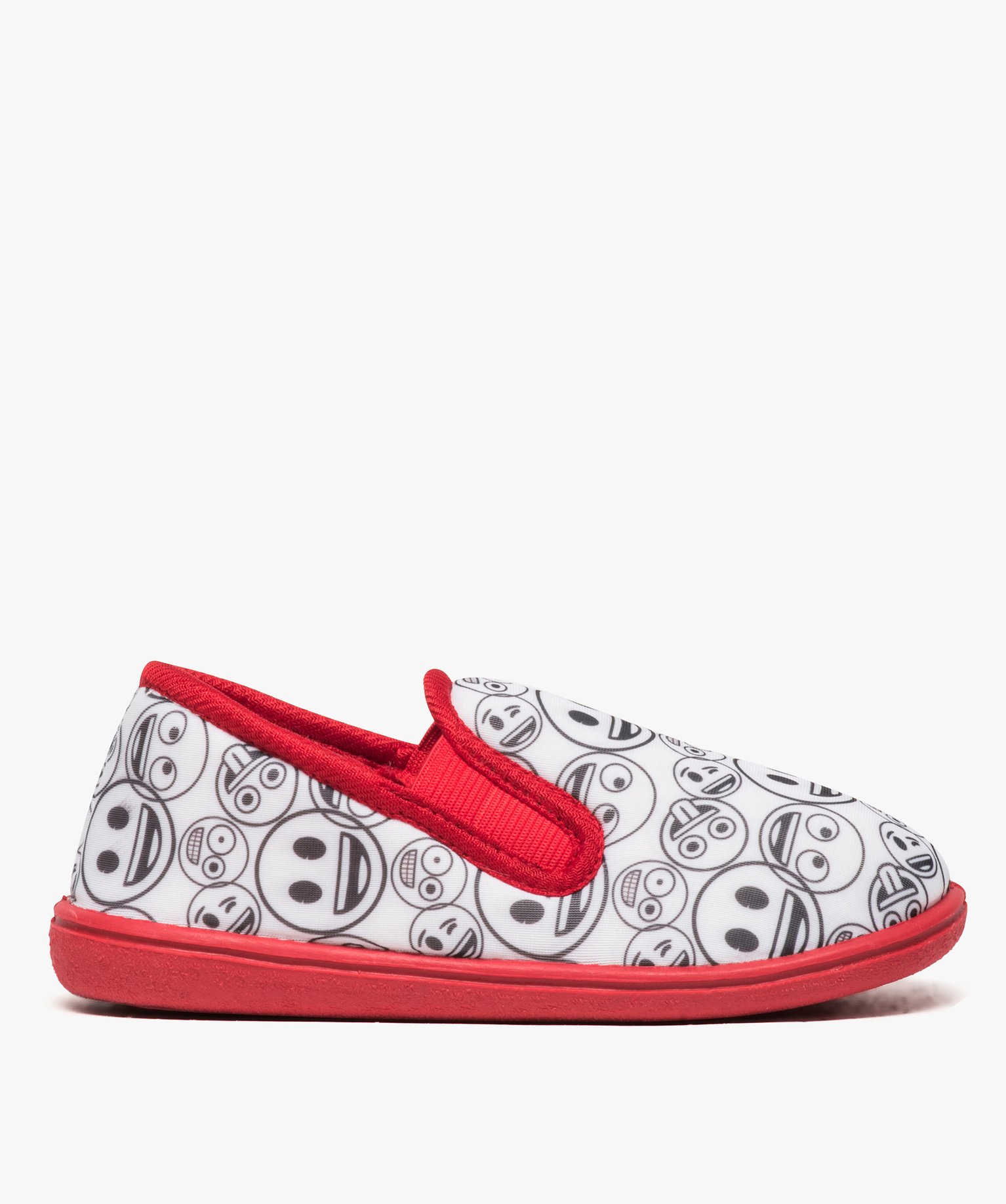 Chaussons garçon élastiqué smileys à colorier - Emoji | GEMO