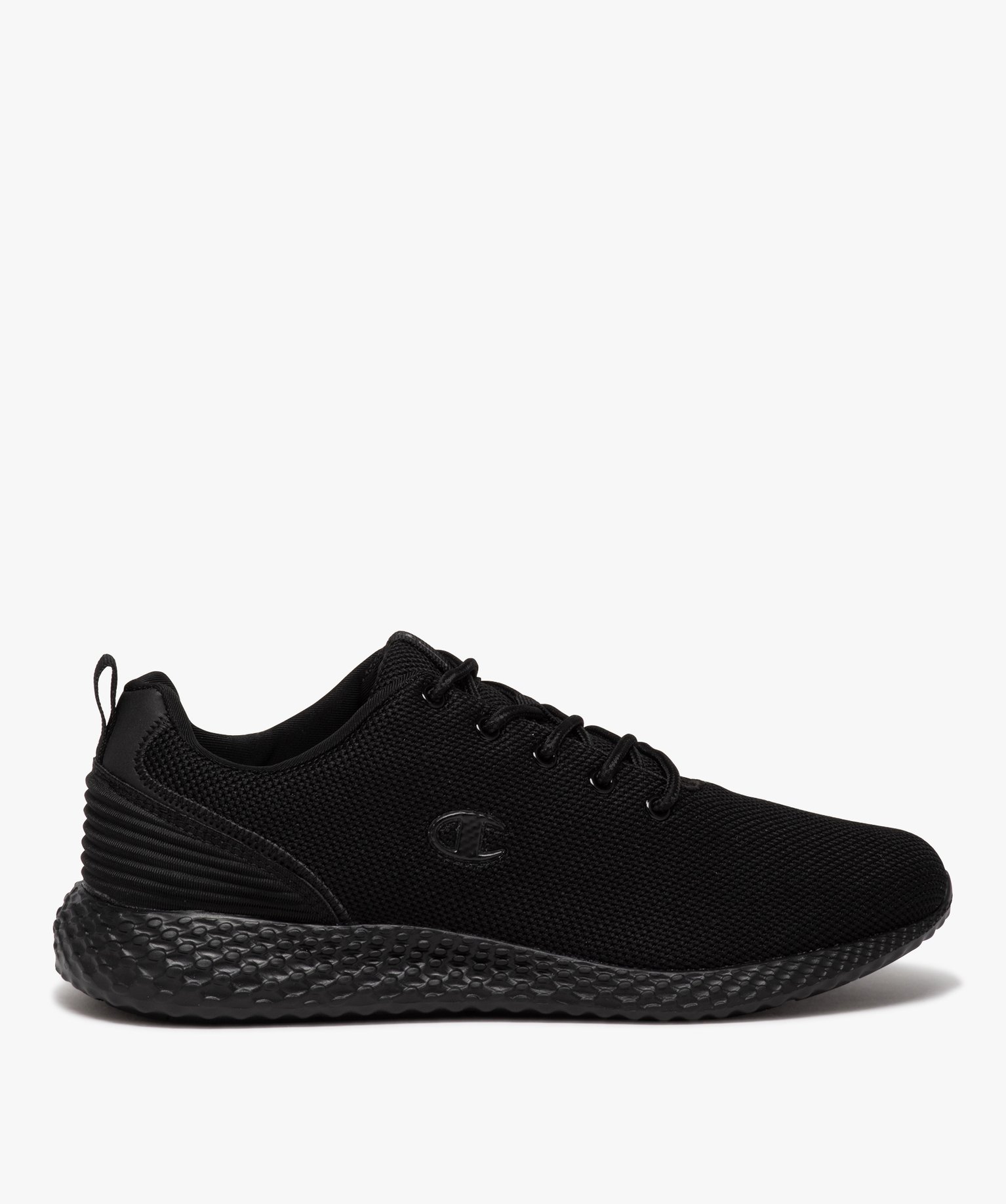 Baskets homme unies en mesh style running - Champion noir | GEMO